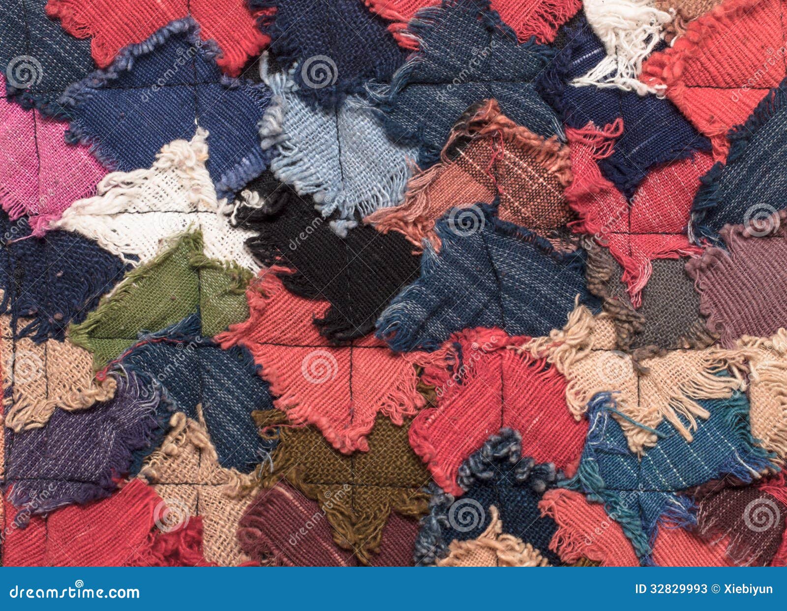 Sewing cotton fabric. stock image. Image of ornament - 32829993
