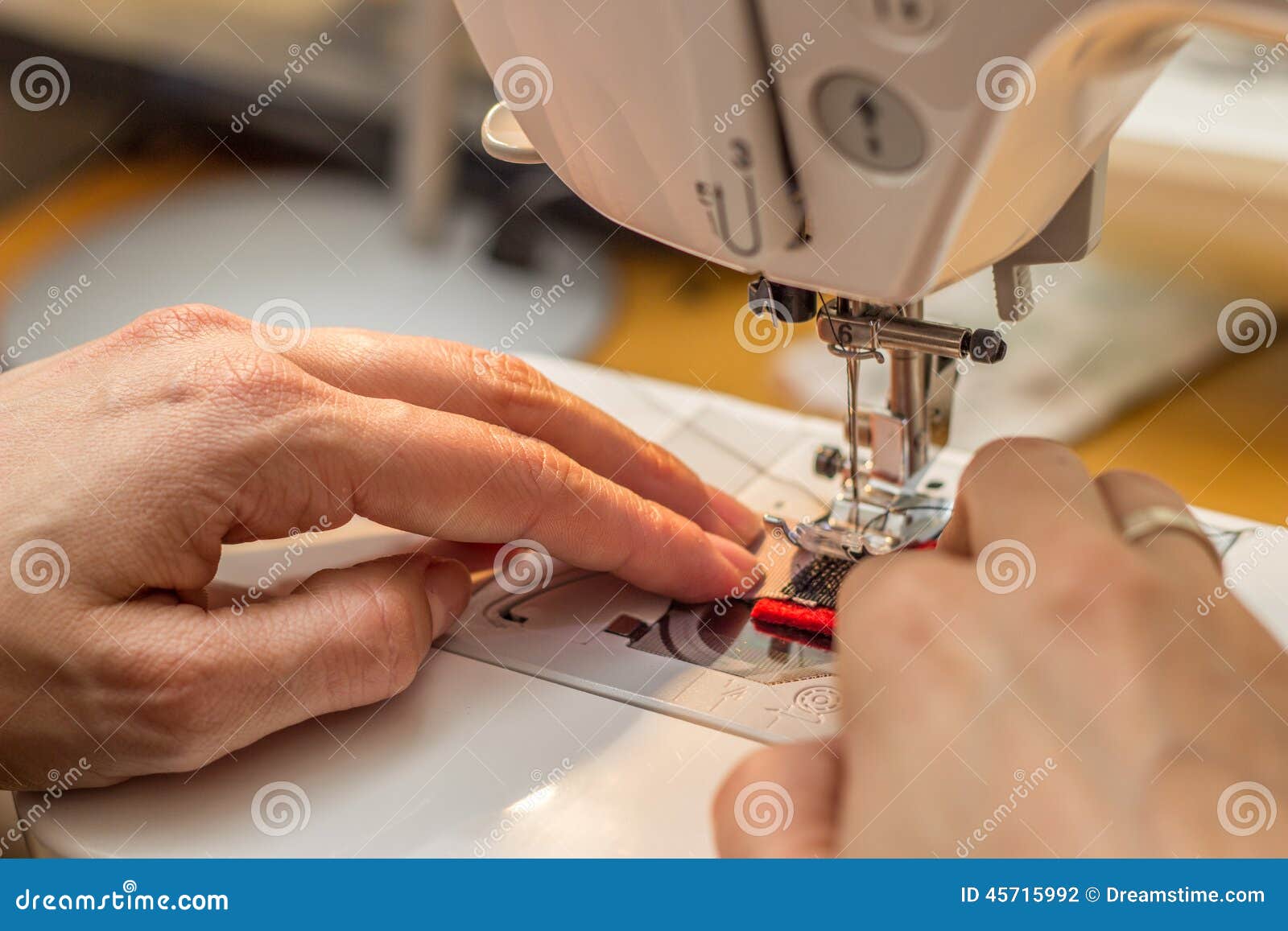 Sewing and crafting stock photo. Image of sewingmachine - 45715992