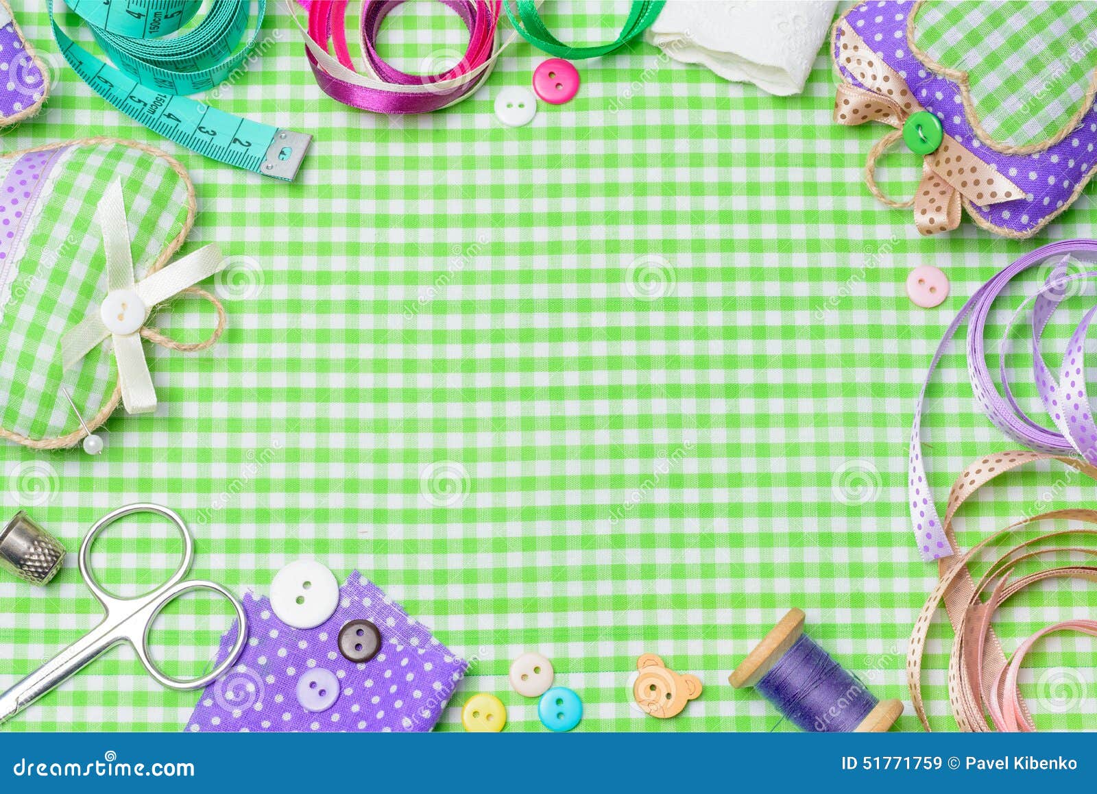 Sewing frame stock illustration. Illustration of bright - 51771759