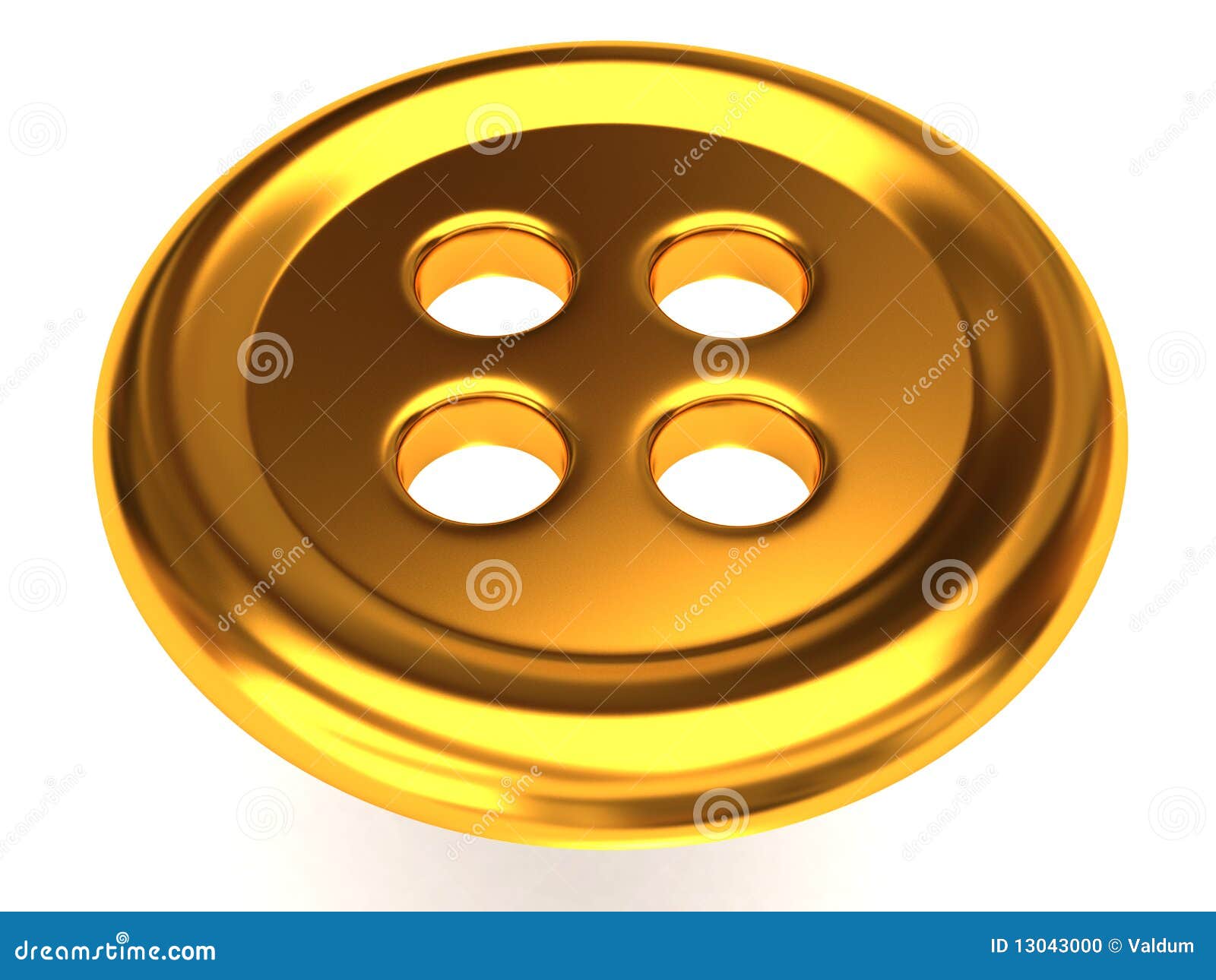 Sewing Gold Button Clothing Stock Illustration - Illustration of ...