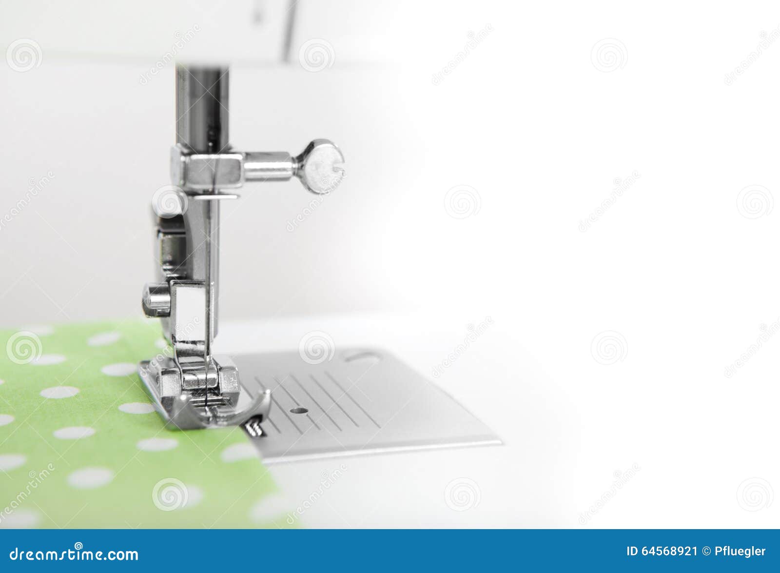 Sewing green fabric stock image. Image of dressmaker - 64568921