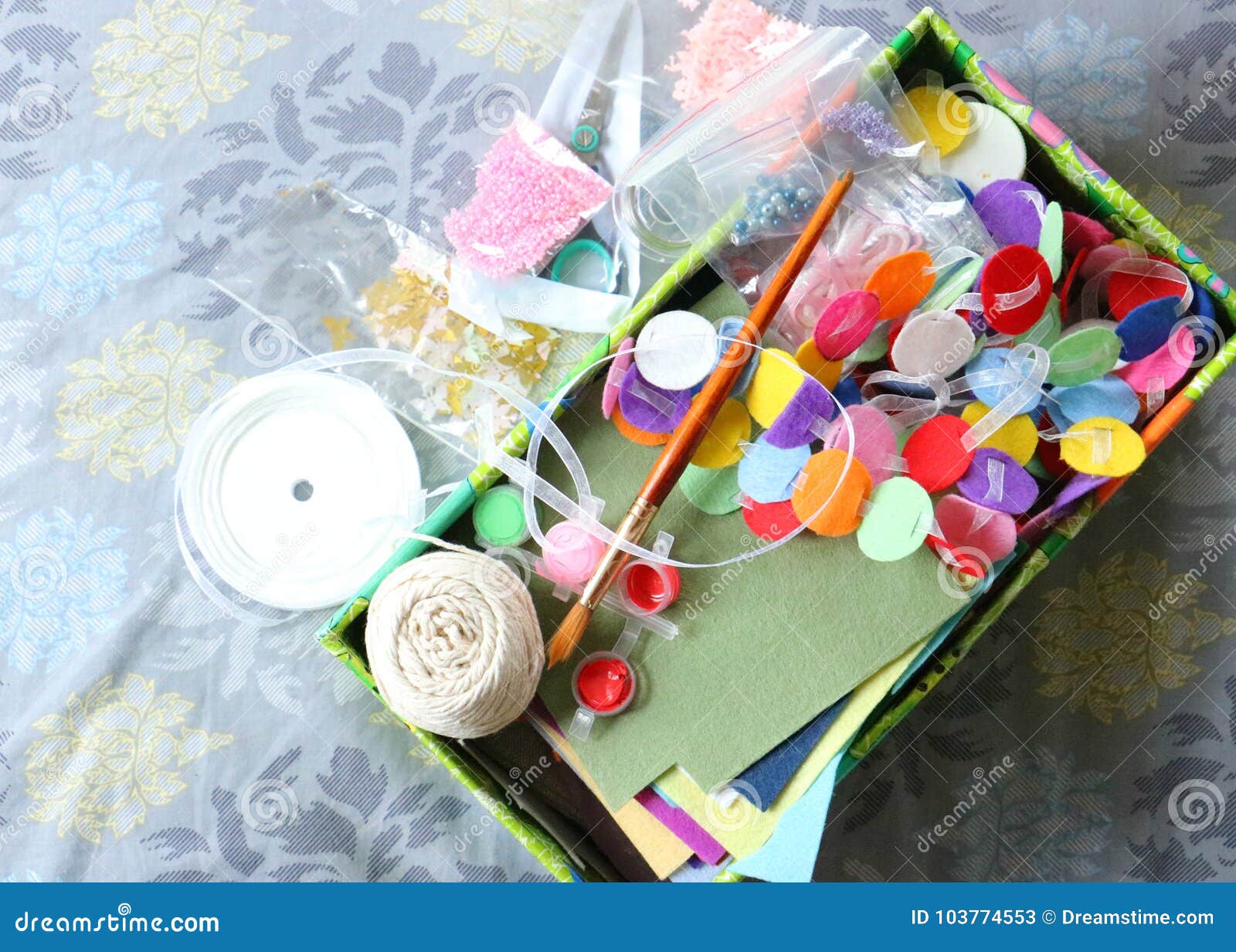 Sewing and Handmade Materials Stock Image - Image of materials, natural ...