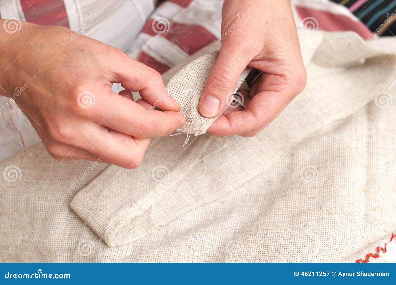 Sewing handmade stock image. Image of costume, handmade - 46211257