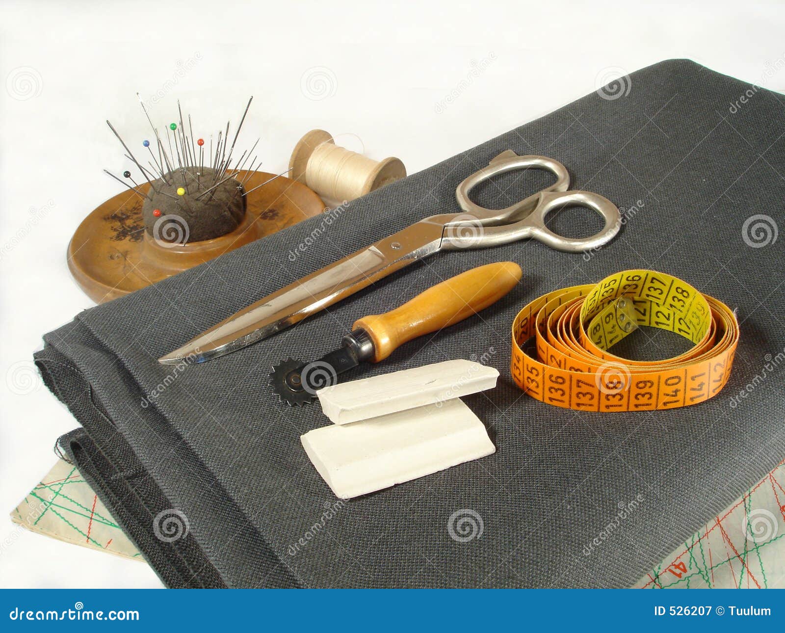 Sewing instruments stock image. Image of repair, designer - 526207