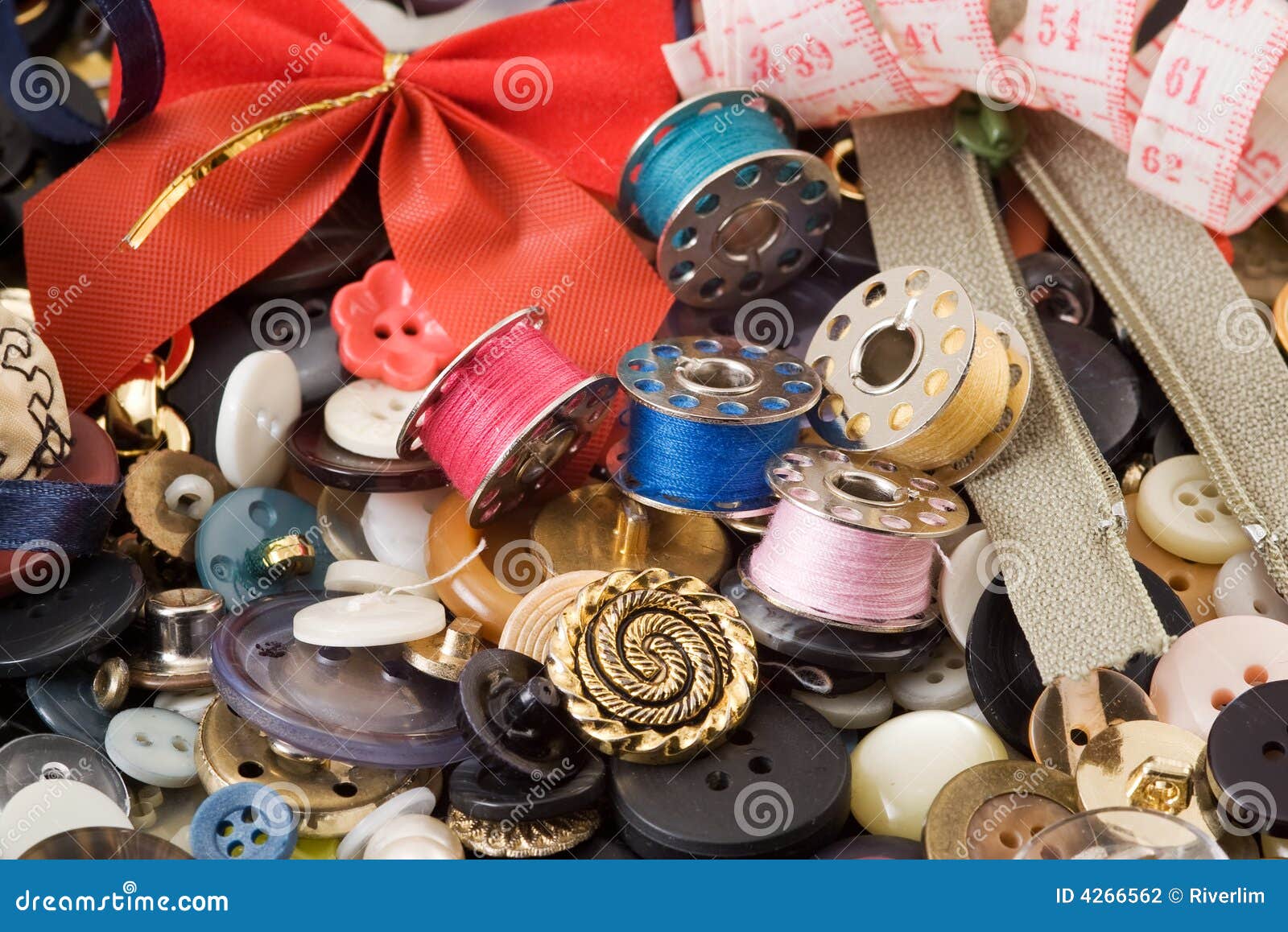 Sewing Items stock photo. Image of fashion, hobby, needlework - 4266562