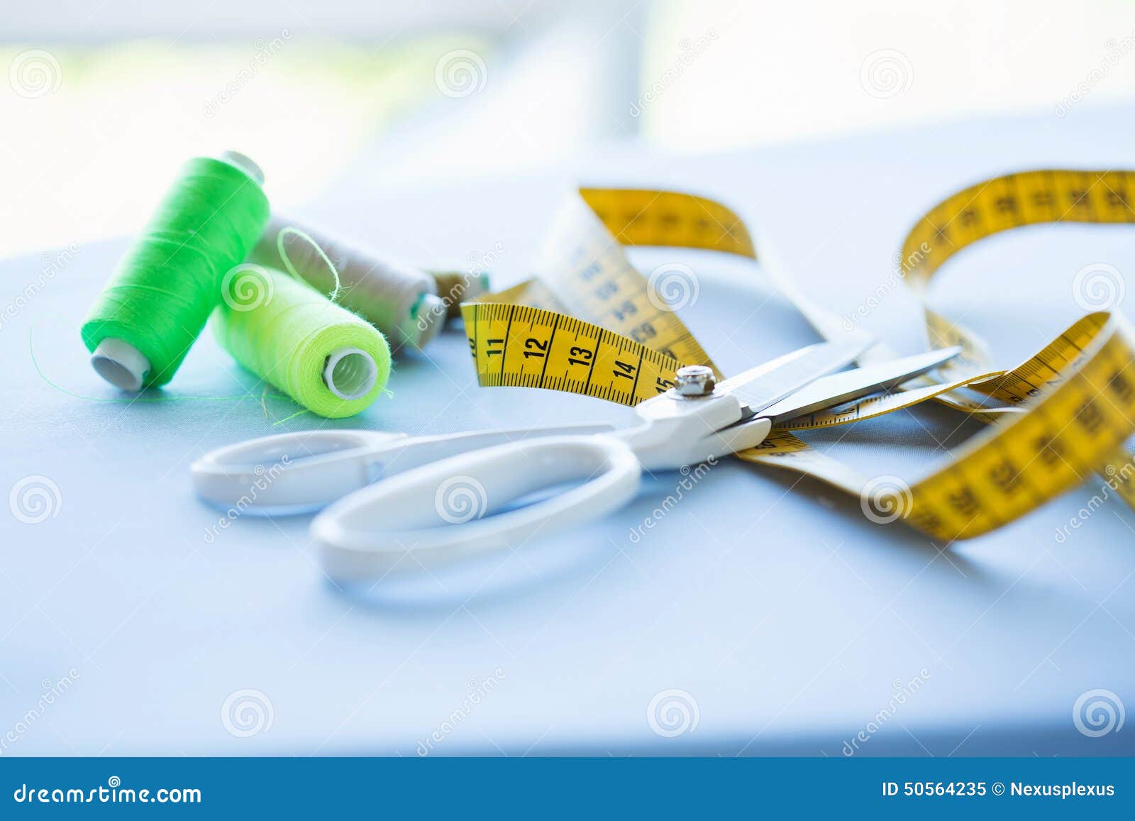 Sewing kit stock image. Image of stitching, tool, tape - 50564235