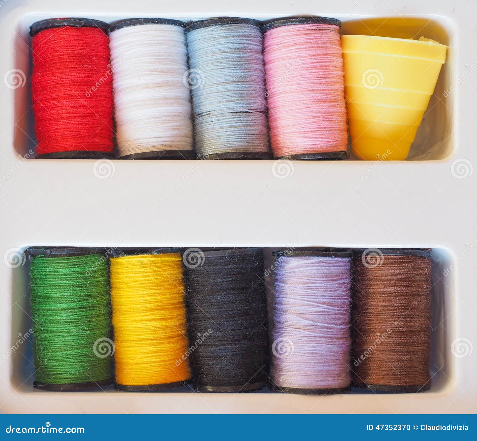 Sewing kit stock photo. Image of sewing, colour, travel - 47352370