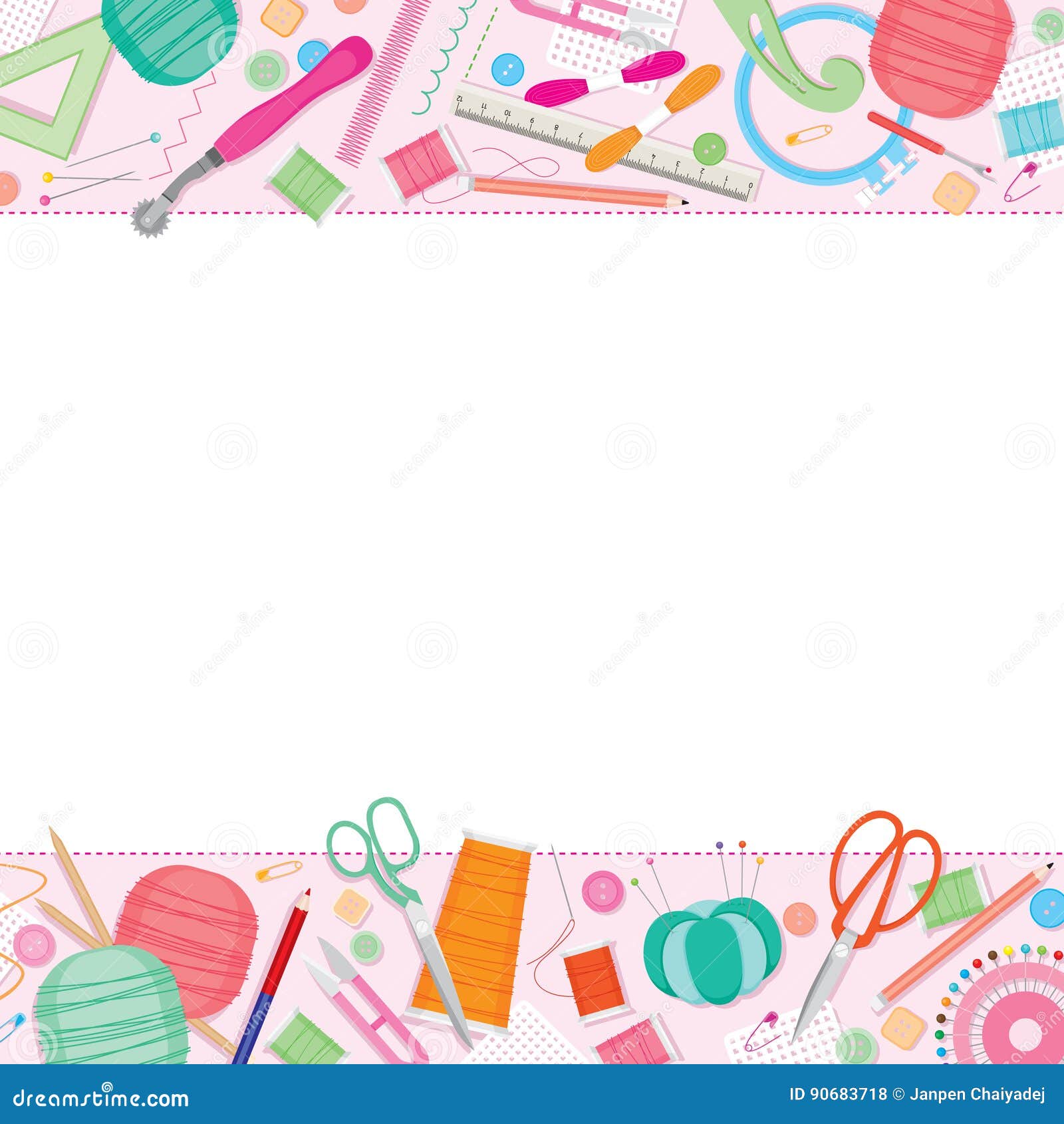 Tailor And Handmade Emblems Set Vector Illustration | CartoonDealer.com ...