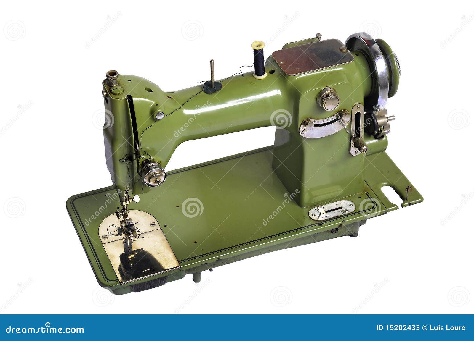 Sewing machine stock image. Image of tool, white, tailor - 15202433