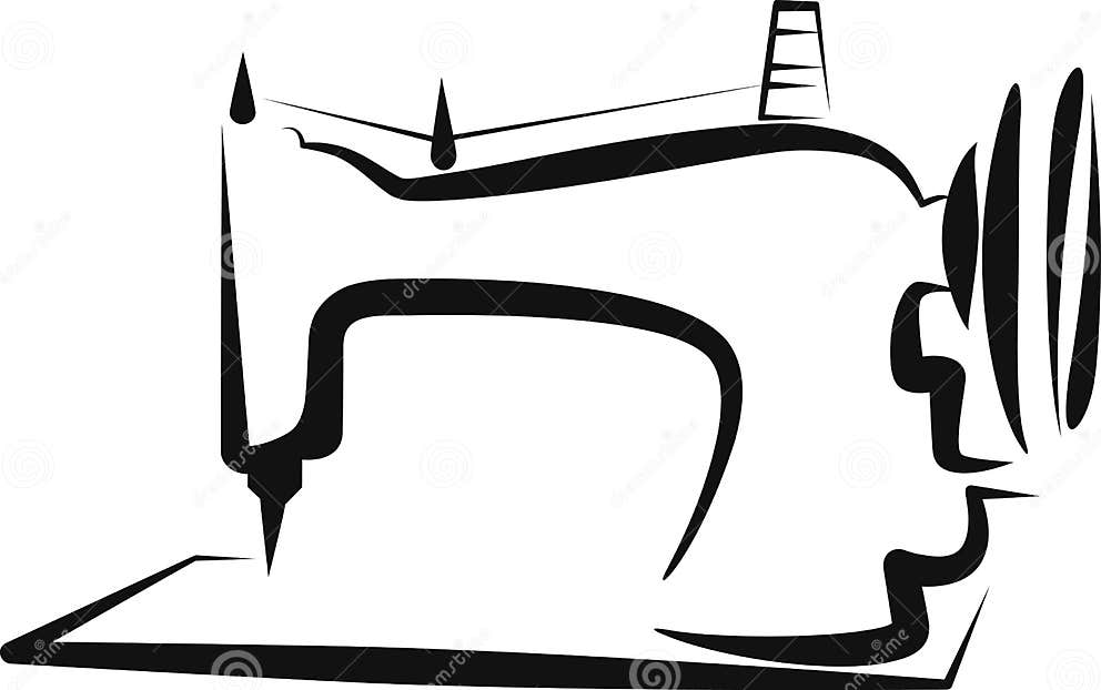 Sewing Machine Stock Vector Illustration Of Cutting 15563189