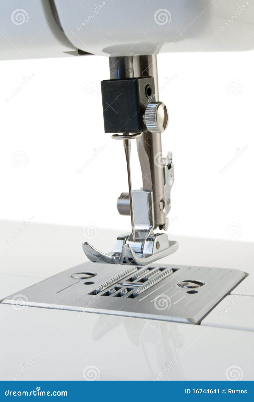 Sewing machine stock image. Image of metal, plastic, textile - 16744641