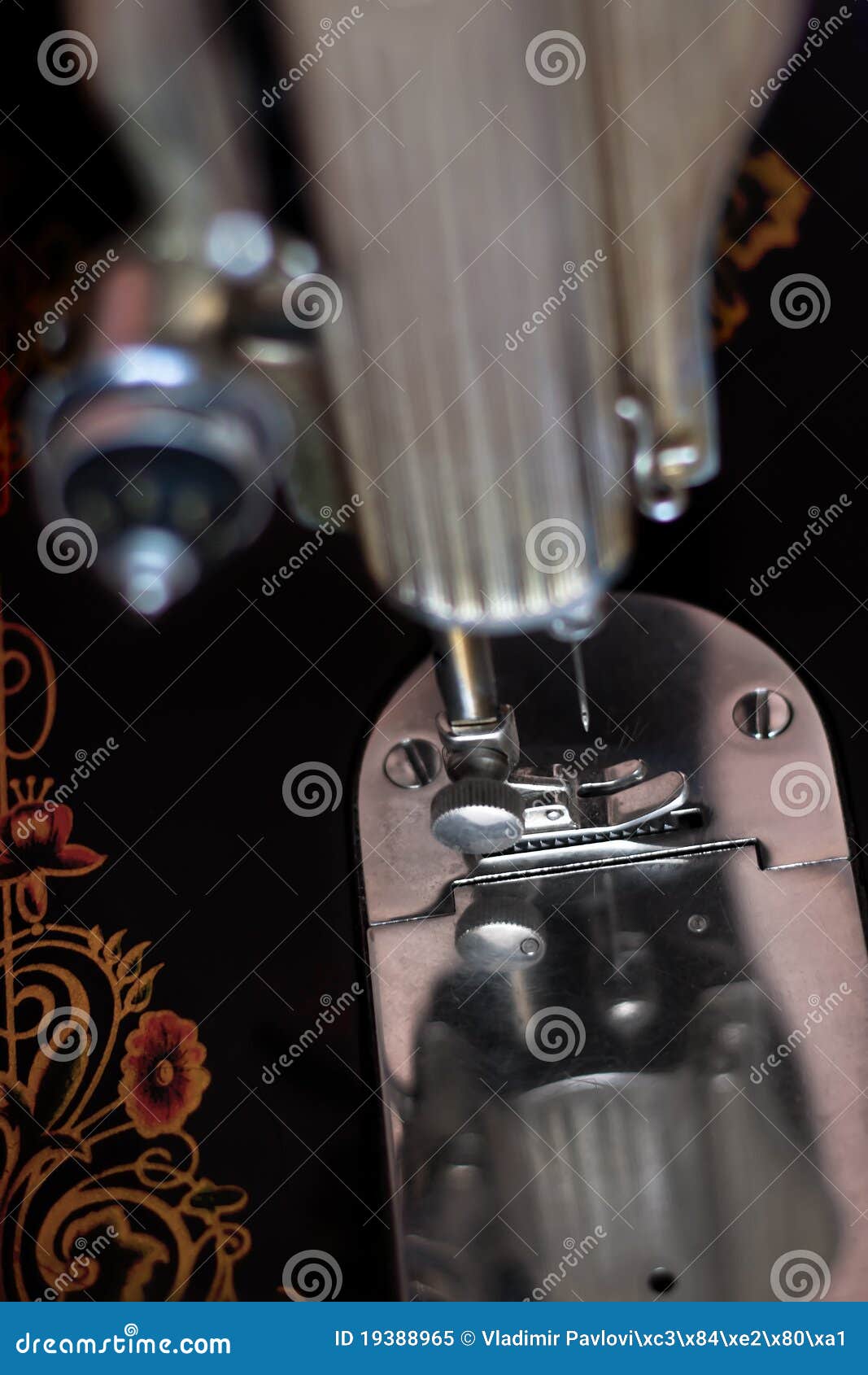 Sewing Machine stock image. Image of closeup, domestic - 19388965