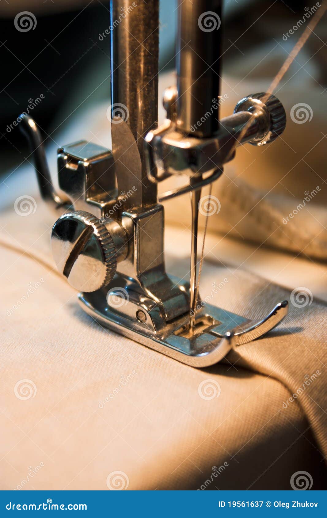 Sewing machine stock image. Image of production, seam - 19561637