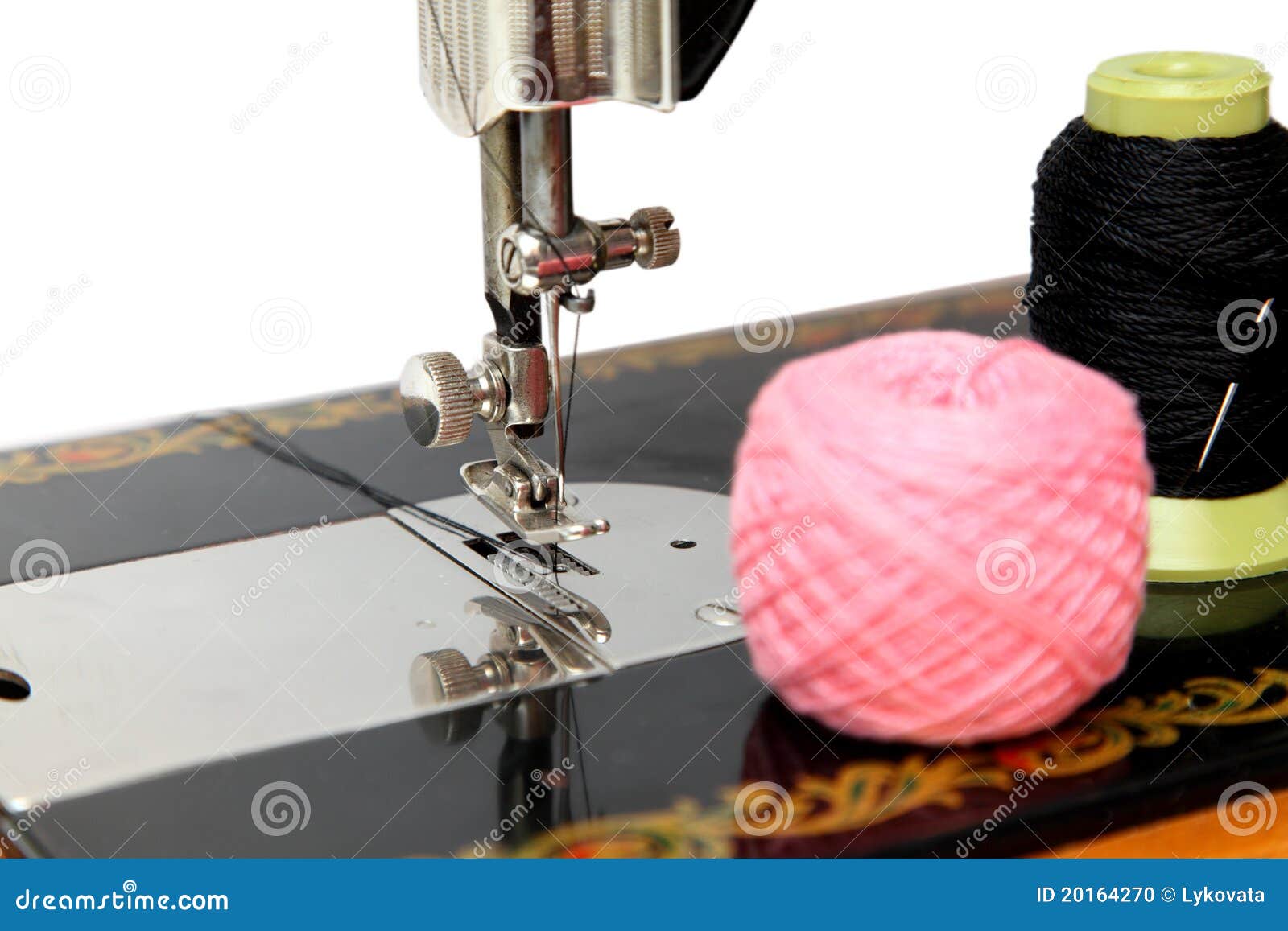 Sewing machine stock photo. Image of sewing, needle, stitching - 20164270