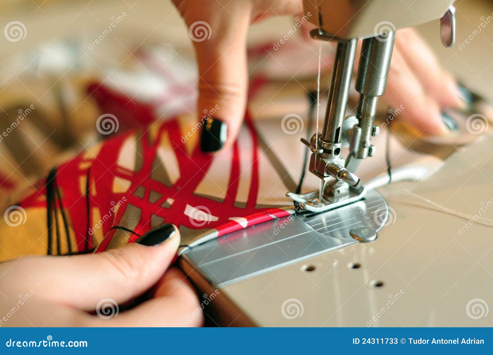 Sewing Machine stock image. Image of industry, housewife - 24311733