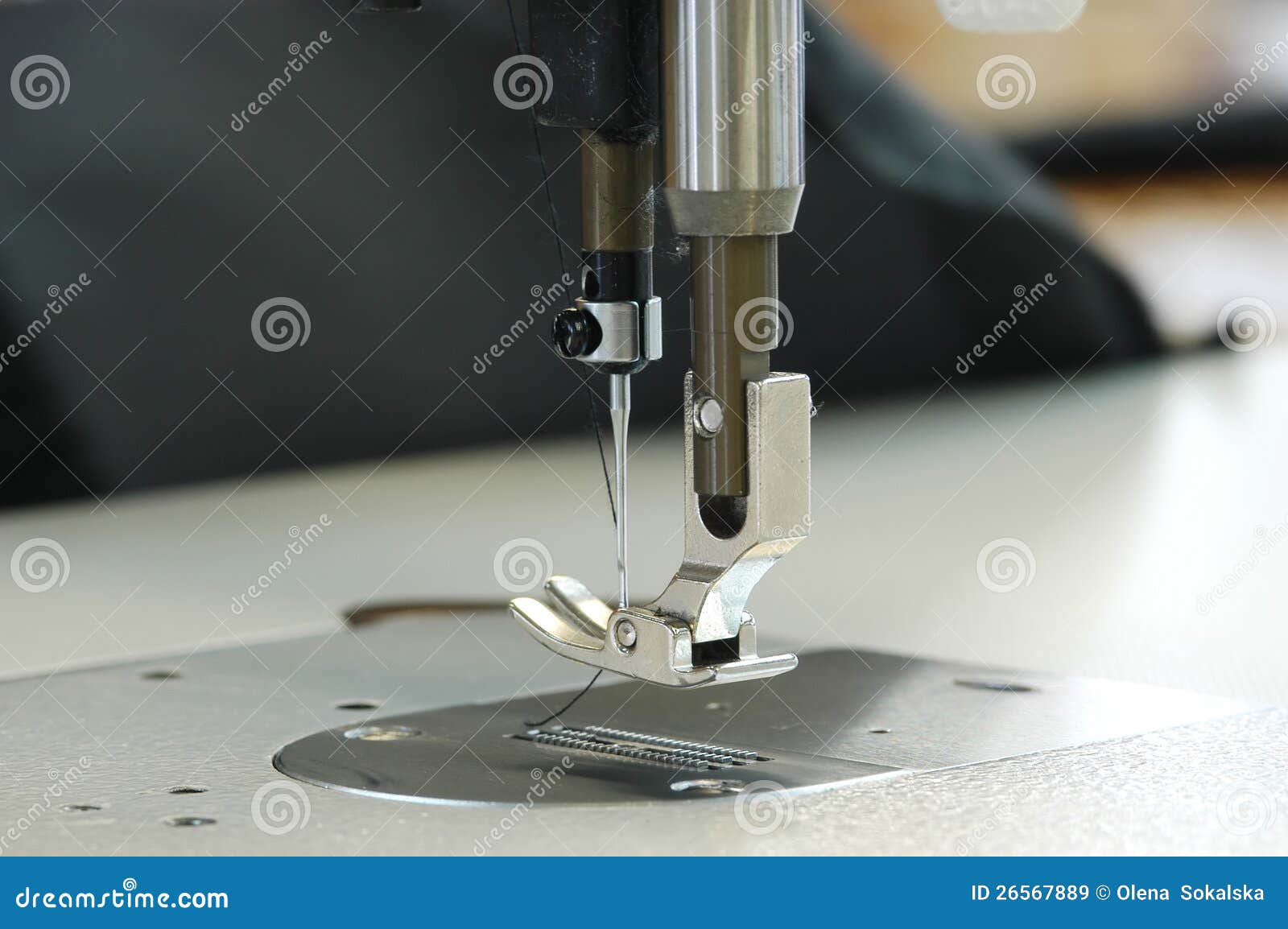 Sewing machine stock image. Image of business, occupation - 26567889
