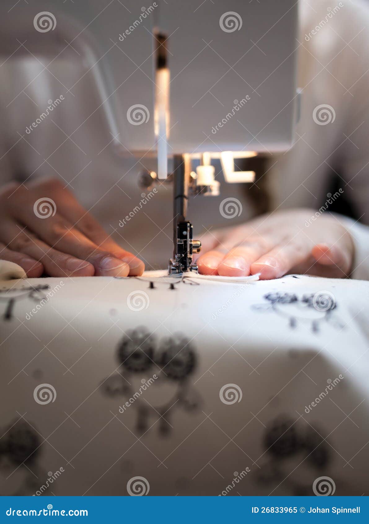 Sewing machine stock image. Image of female, crafts, material - 26833965