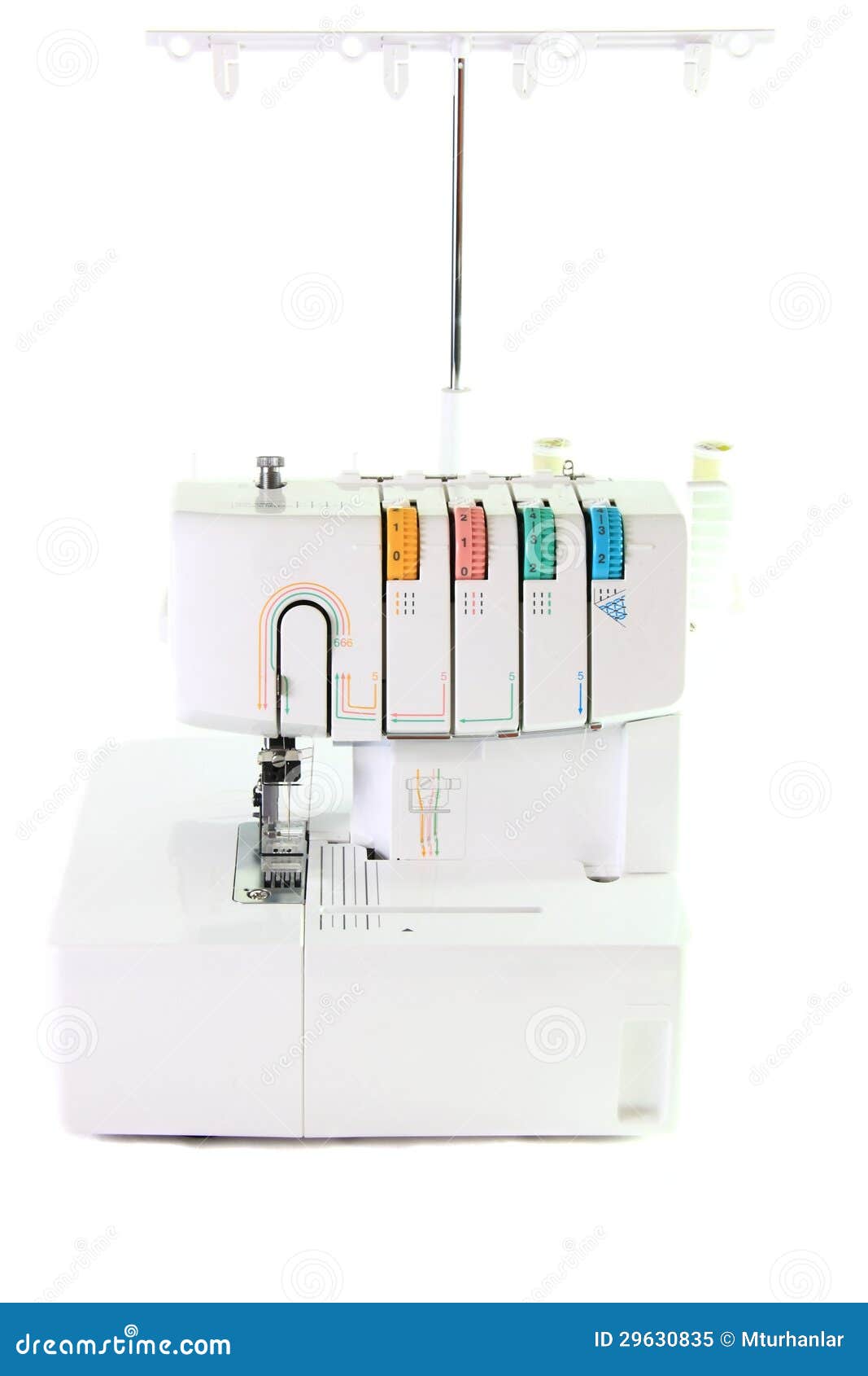 Sewing machine stock image. Image of work, accessory - 29630835