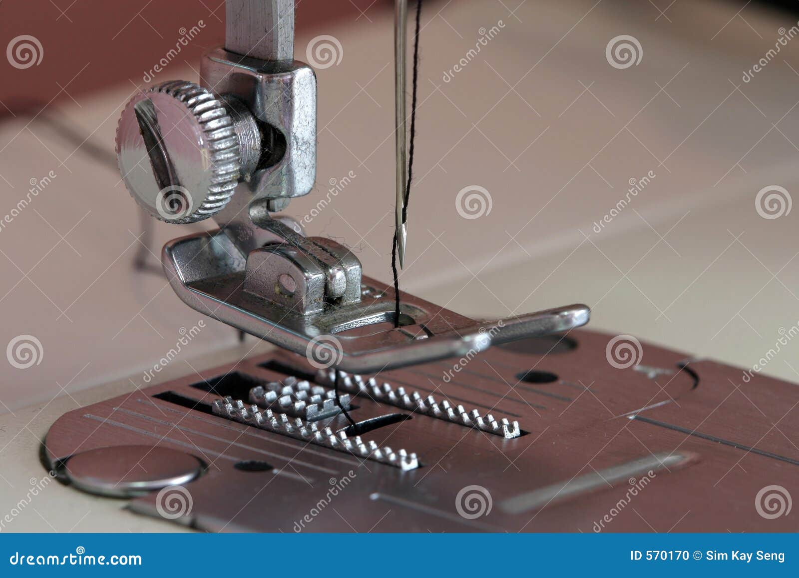 Sewing Machine stock photo. Image of works, tread, moves - 570170