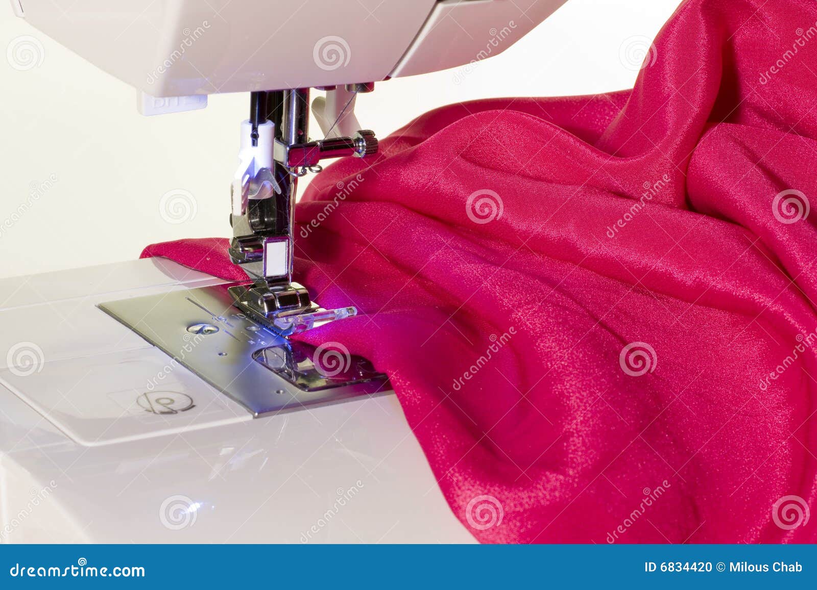 Sewing machine stock photo. Image of hobbies, home, clothing - 6834420