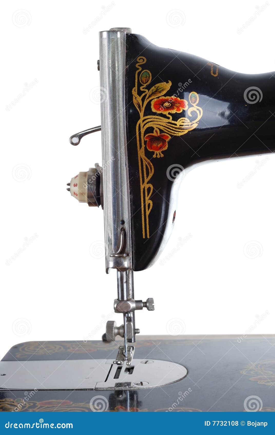 Sewing machine stock photo. Image of isolated, case, factory - 7732108