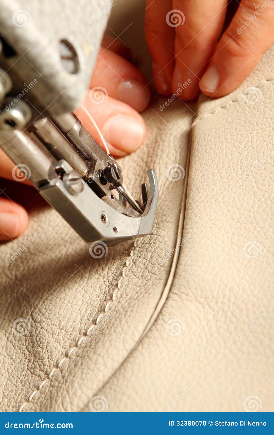 Sewing machine stock photo. Image of craft, hand, making - 32380070