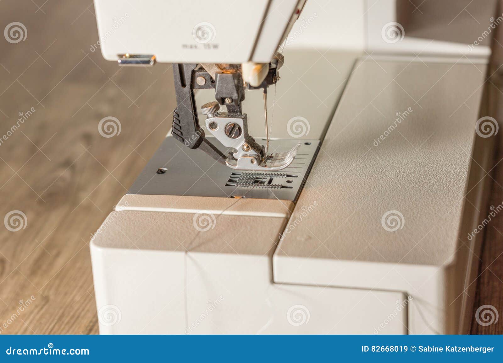 Sewing machine stock image. Image of dress, material - 82668019