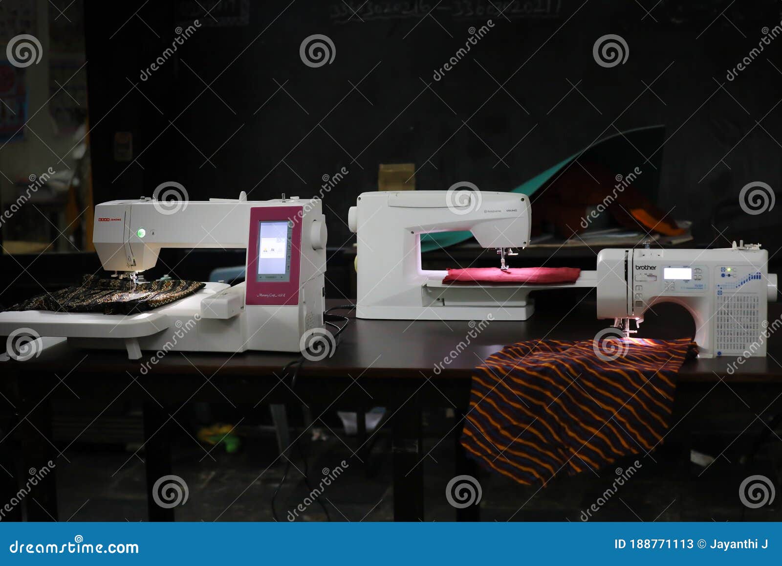 Sewing machine editorial stock photo. Image of manufacturing - 188771113