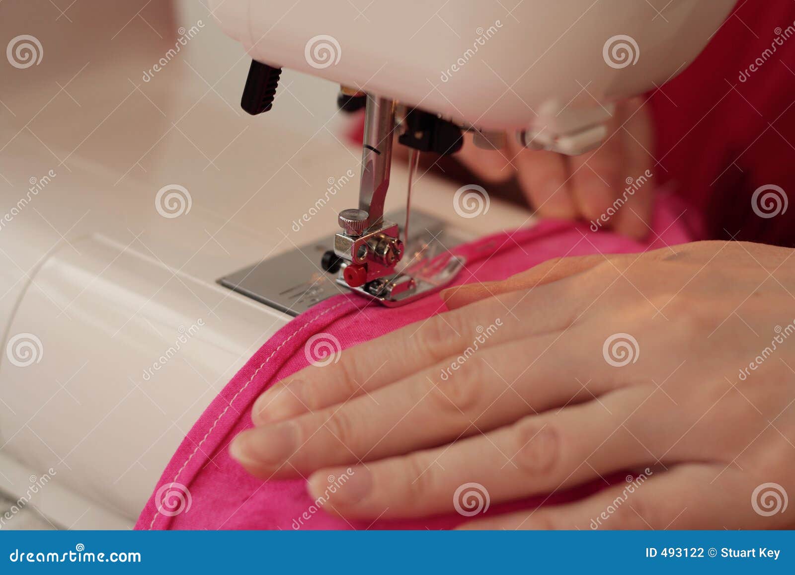 Sewing machine, close up stock photo. Image of stitch, hobby - 493122