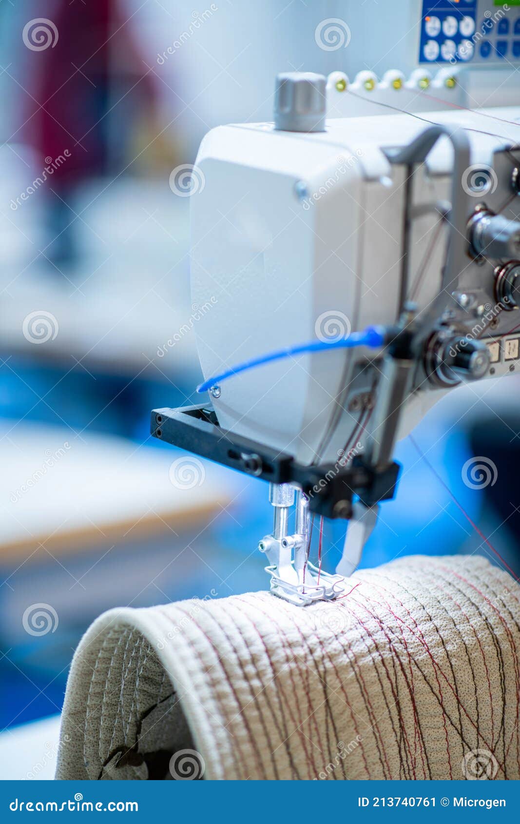 Sewing Machine, close up stock image. Image of design - 213740761
