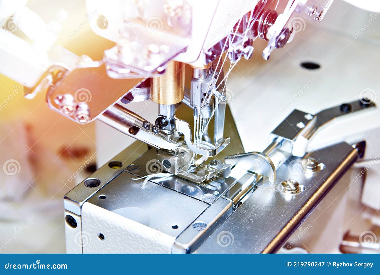 Sewing Machine Foot and Needles Stock Image - Image of seamstress ...