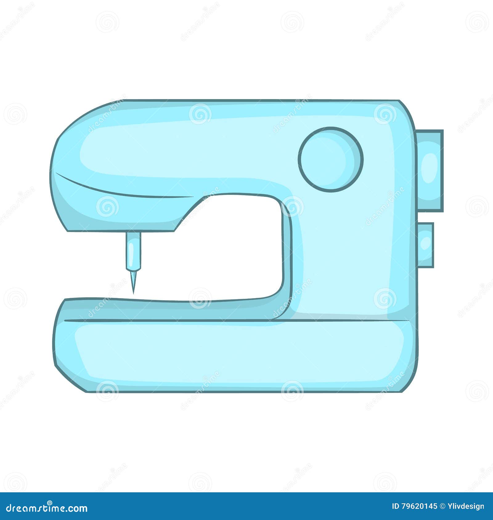 Sewing Machine Icon, Cartoon Style Stock Vector - Illustration of ...