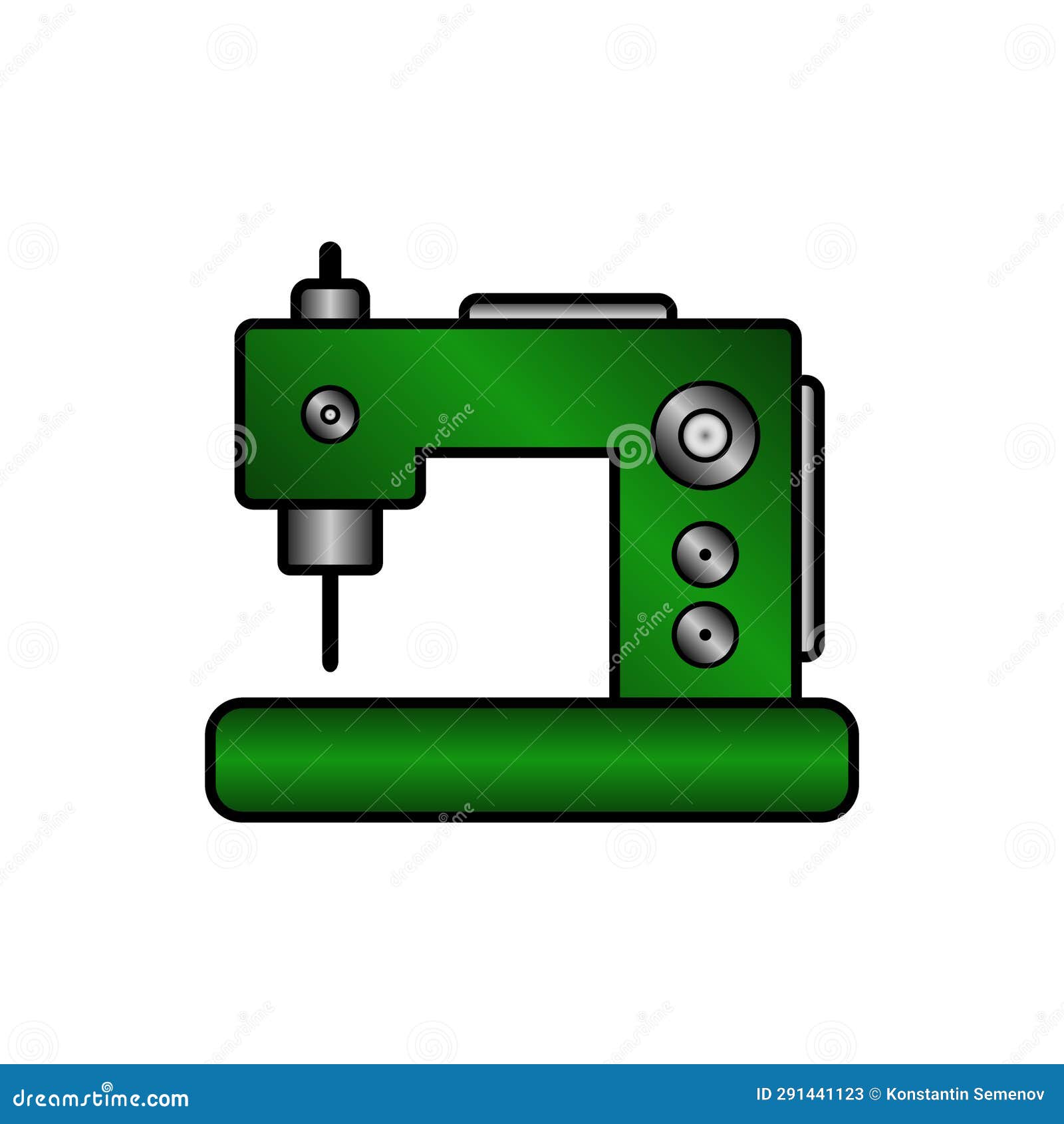 Sewing Machine Icon Stock Vector Illustration Of Background 291441123