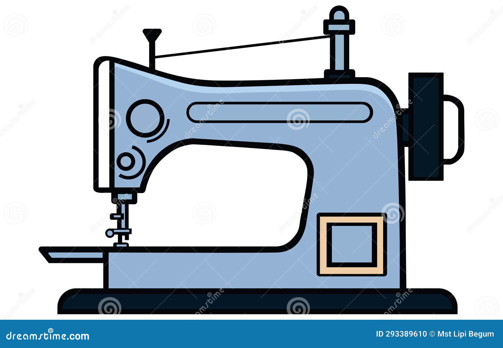Sewing Machine Icon. Tailor Concept. Vector Flat Illustration Stock ...