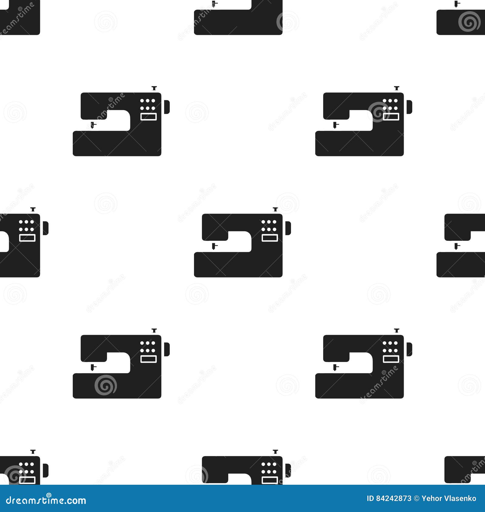 Sewing Machine Icon of Vector Illustration for Web and Mobile Stock ...