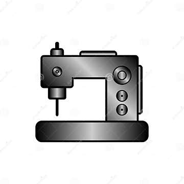 Sewing machine icon stock illustration. Illustration of white - 291438629