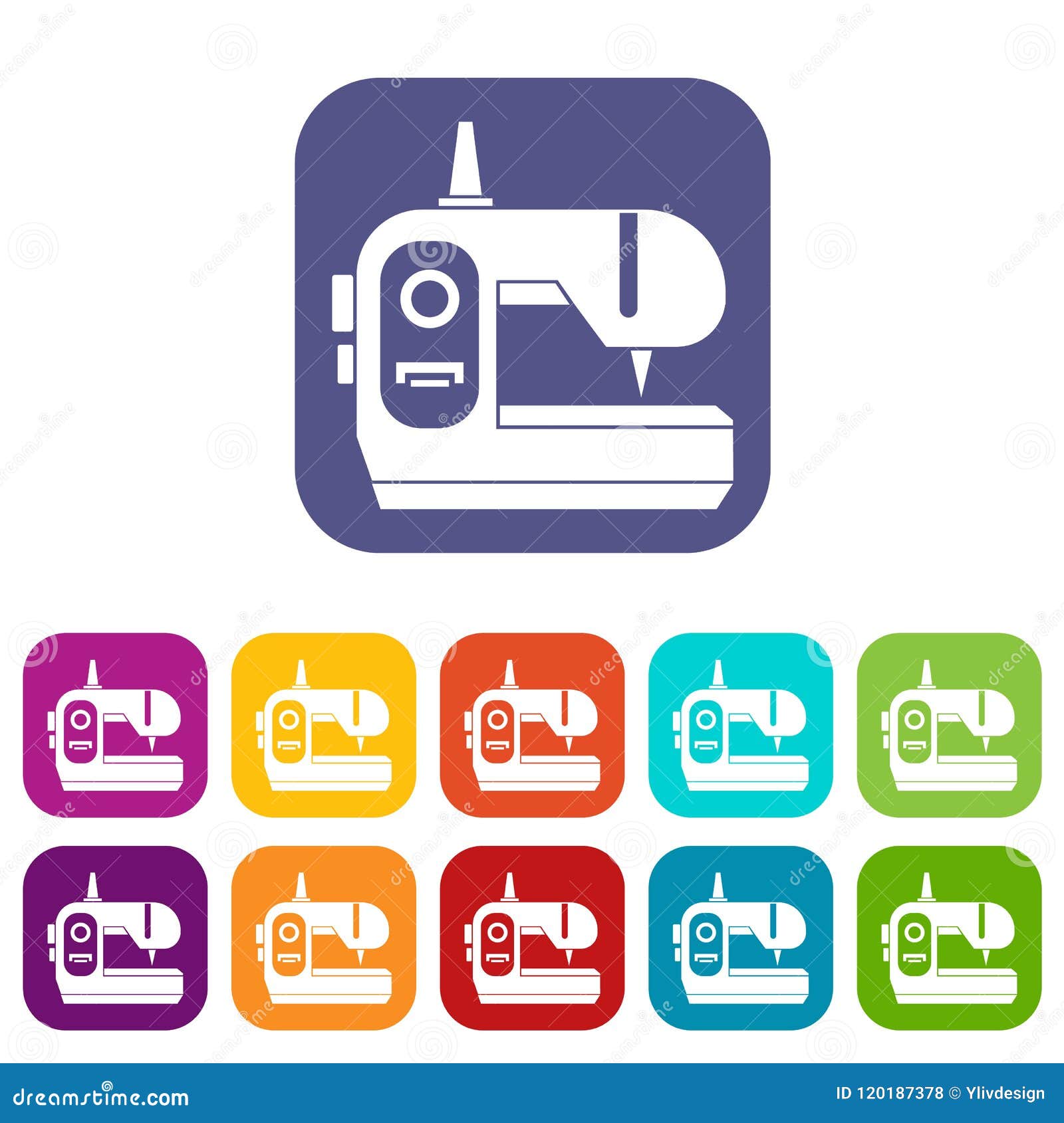 Sewing machine icons set stock vector. Illustration of green - 120187378 Sewing machine icons set stock vector. Illustration of green - 120187378