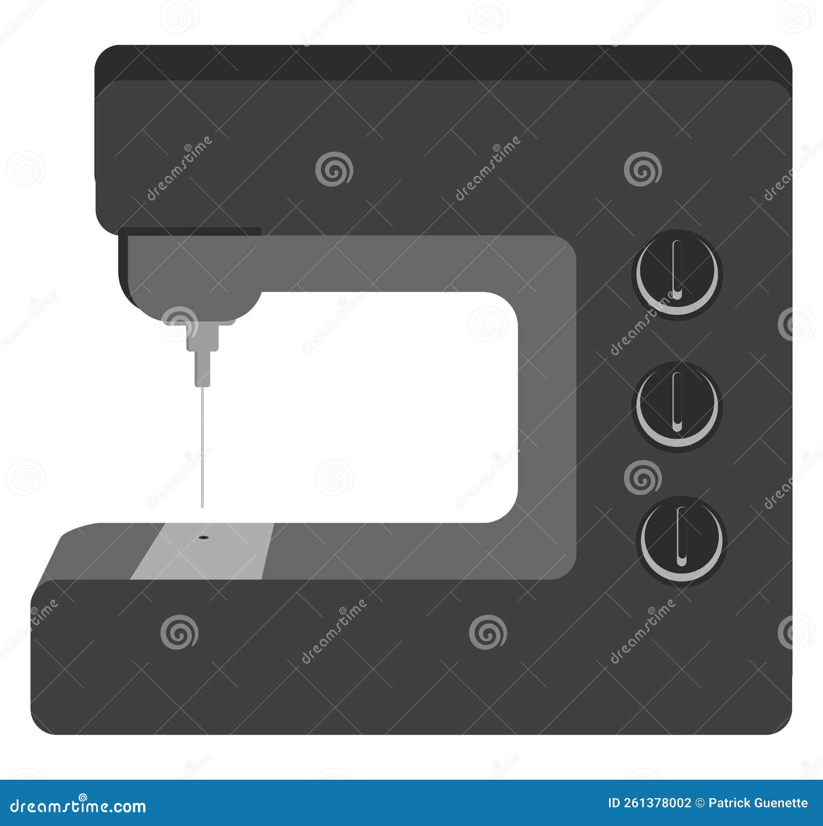 Sewing machine, icon stock vector. Illustration of graphic - 261378002
