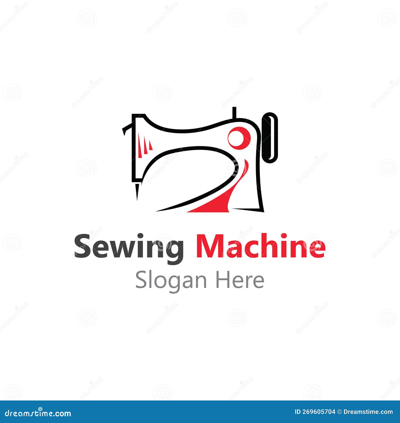 Sewing Machine Logo Design Concept, Tailor Sewing Vector, Fashion ...