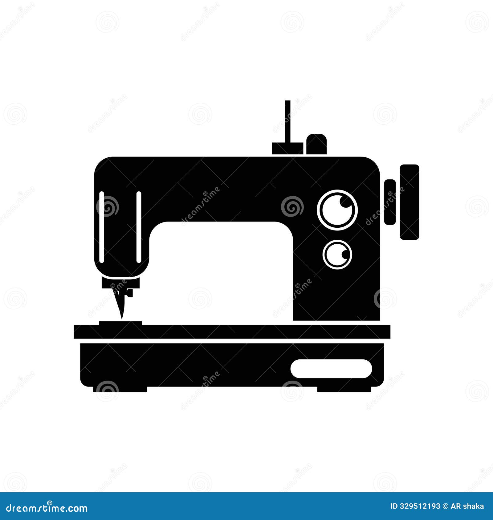 Sewing Machine Logo Icon,illustration Template Design Stock Vector ...