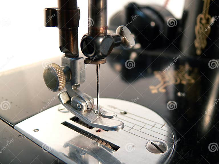 Sewing Machine Macro stock photo. Image of macro, thread - 405282