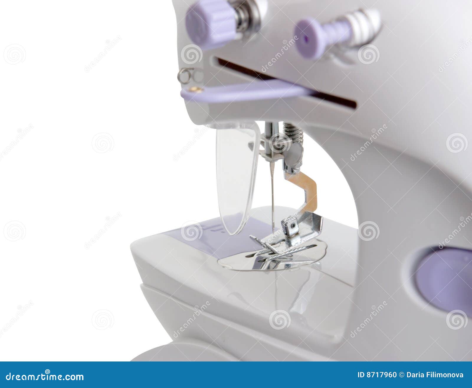 Sewing machine. macro stock photo. Image of industrial - 8717960