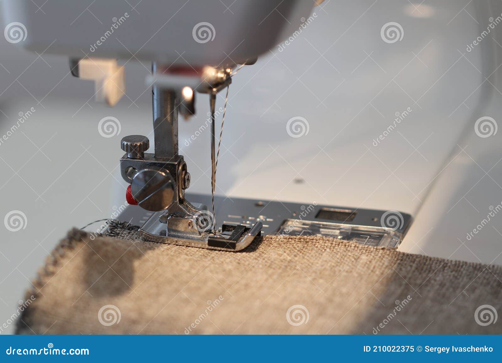 Sewing machine mechanism. stock image. Image of machine - 210022375