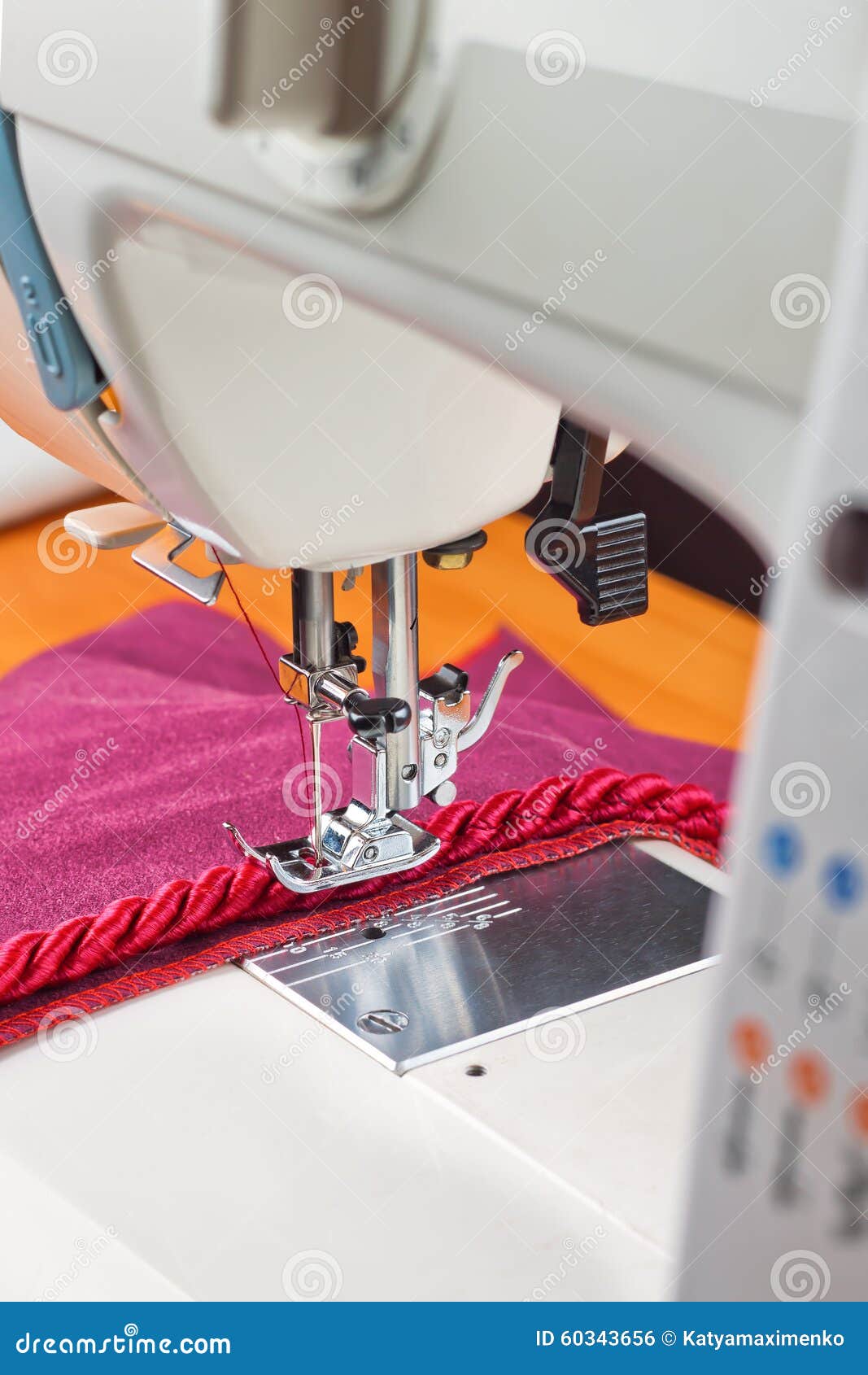 Sewing machine stock photo. Image of steel, textile, craft - 60343656