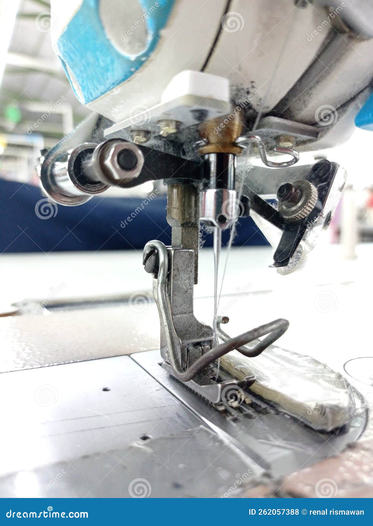 Sewing Machine Needle with Finger Guard Stock Photo - Image of needle ...