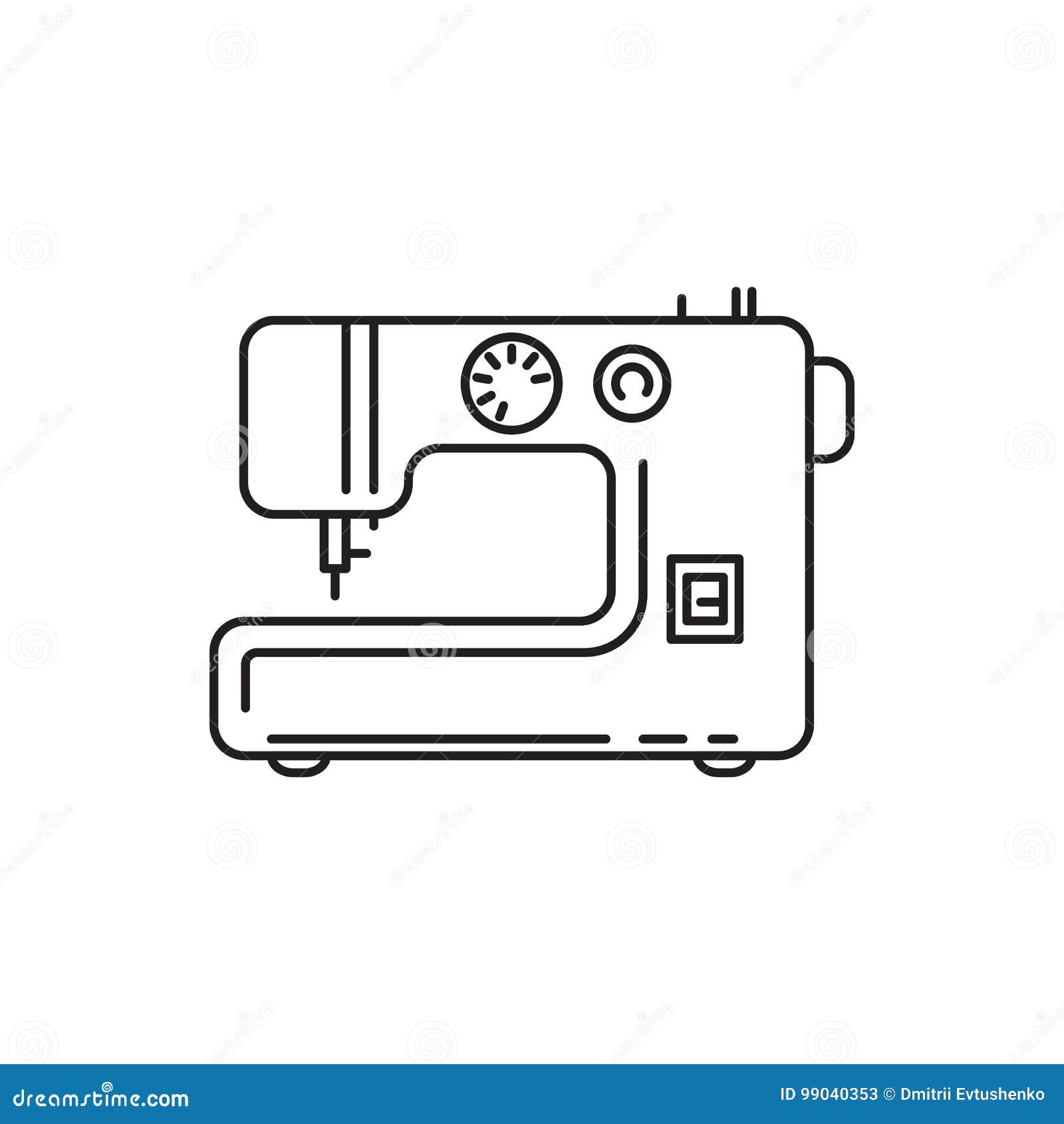 Sewing Machine Outline