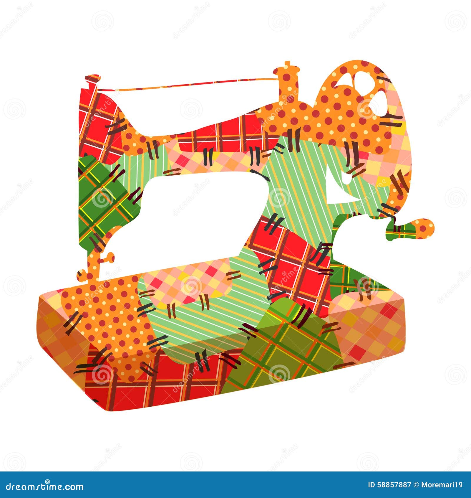 Patchwork Background Sewing Machine Stock Illustrations – 81 Patchwork ...