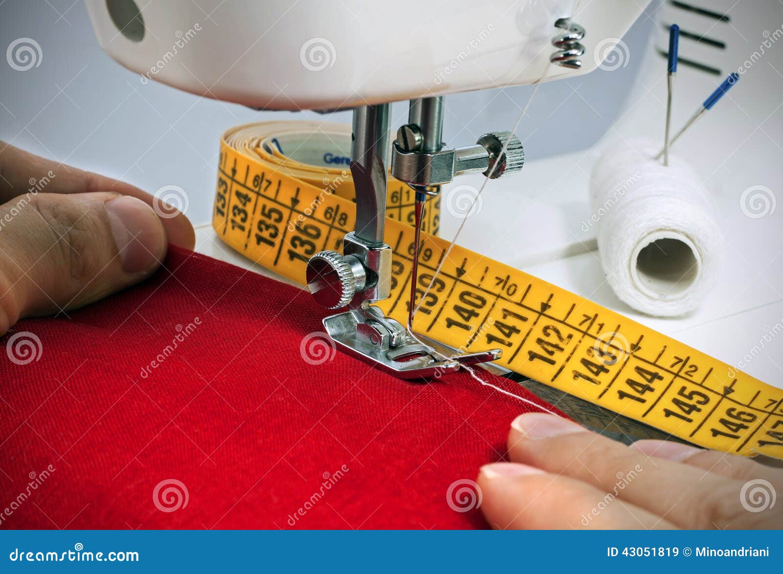 Sewing machine stock image. Image of reel, machining - 43051819