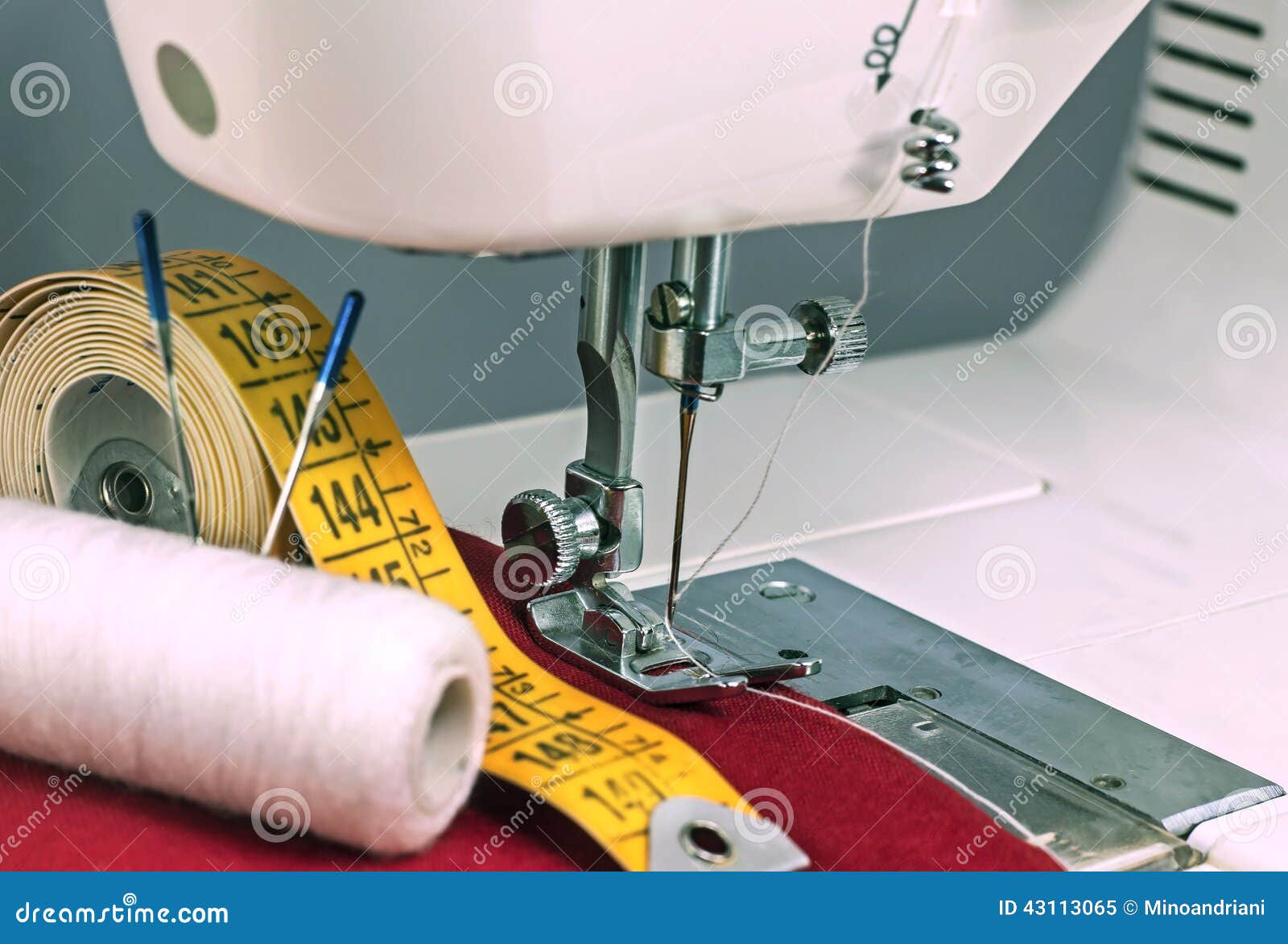 Sewing machine stock image. Image of needlecraft, bobbin - 43113065