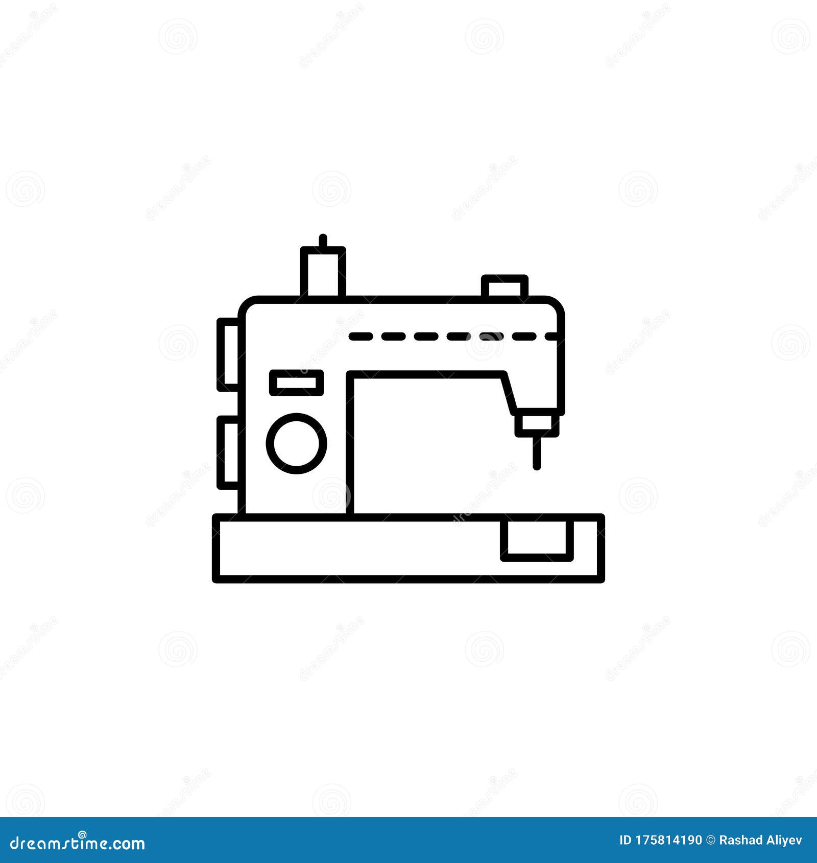 Sewing Machine, Technology Icon. Simple Line, Outline Vector Elements ...